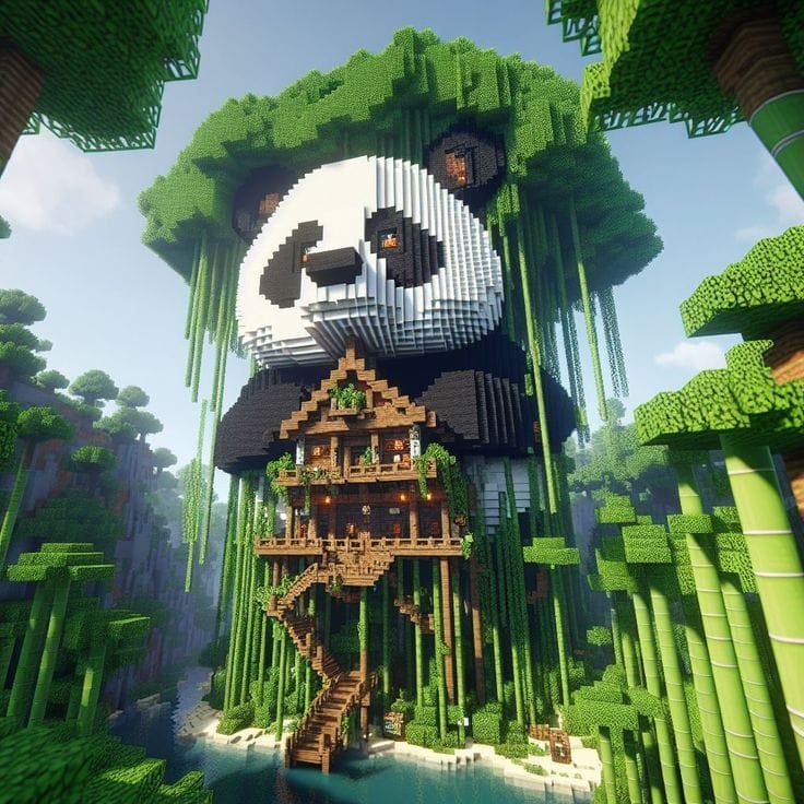 Minecraft: Panda’s protected habitat – Roboskool Campus